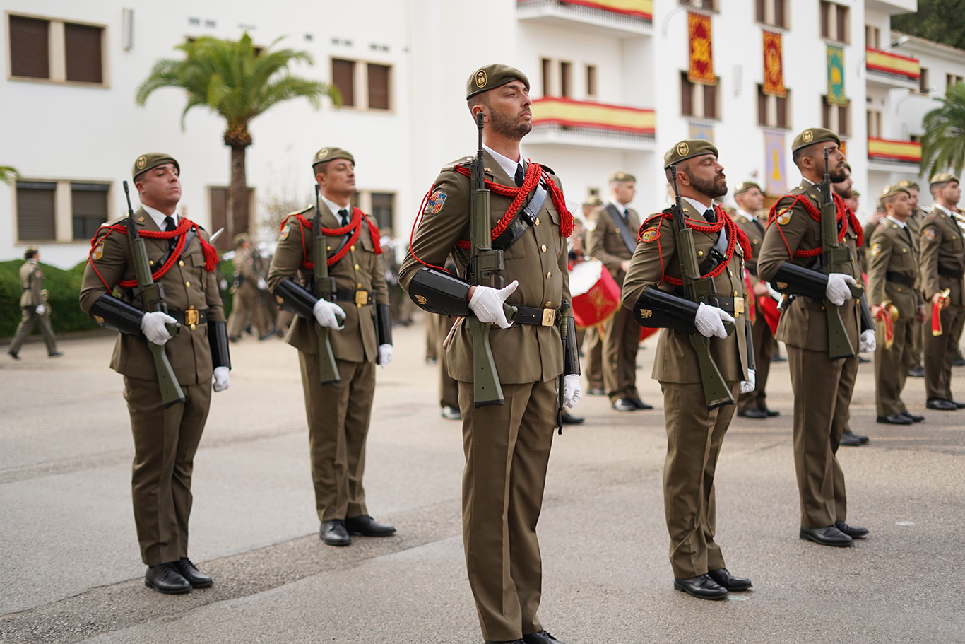 Desfile de la Patrona de Infantería del "Palma" 47