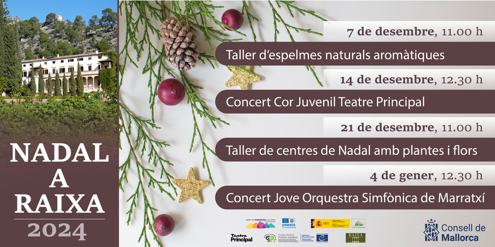 Raixa celebra la Navidad con música y talleres en un entorno histórico