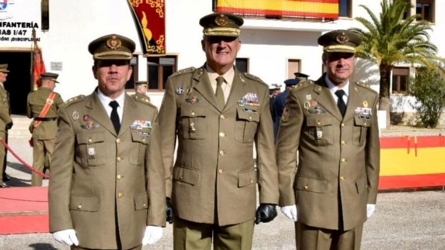 Toma de posesión del nuevo coronel jefe del Regimiento Palma 47